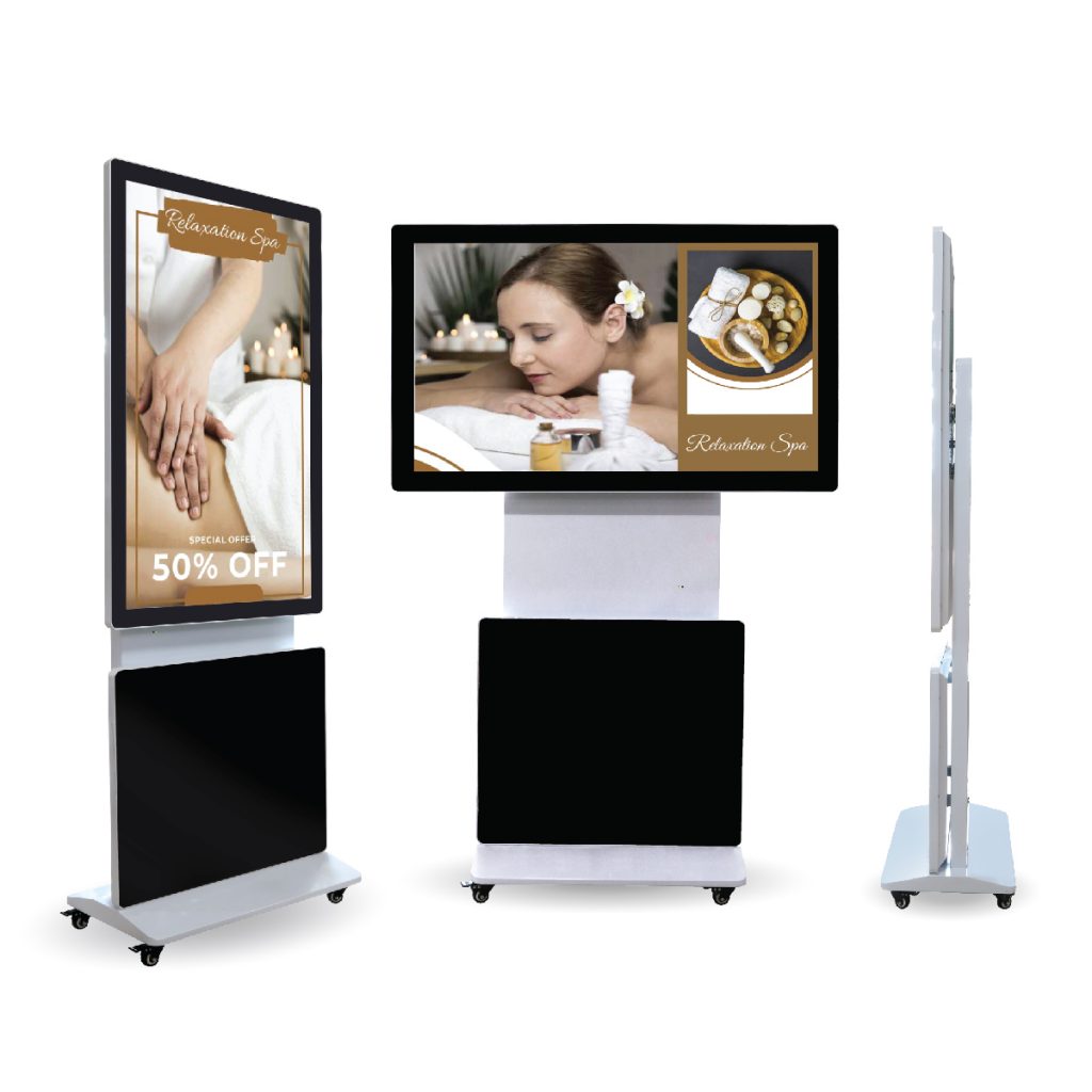 จอโฆษณาดิจิตอลแบบตั้งพื้น (Standee Signage) รุ่น BC2200 ขนาด 55 นิ้ว ...